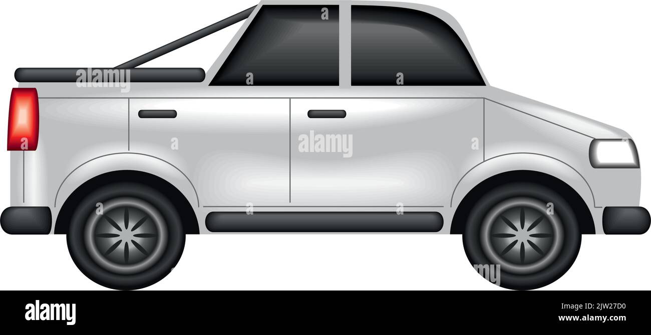 pickup car mockup Stock Vector Image & Art - Alamy