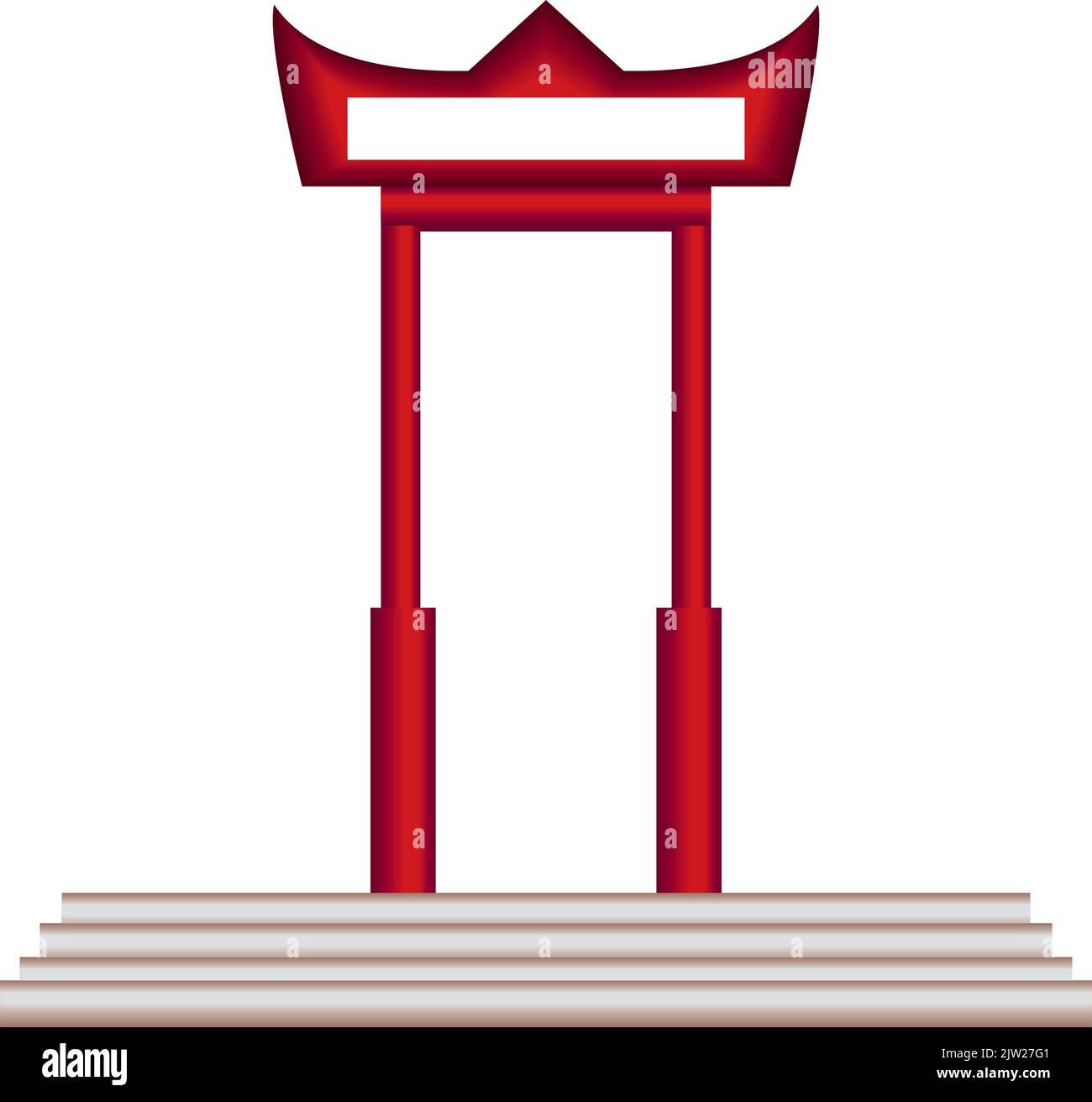 asian gate landmark Stock Vector Image & Art - Alamy