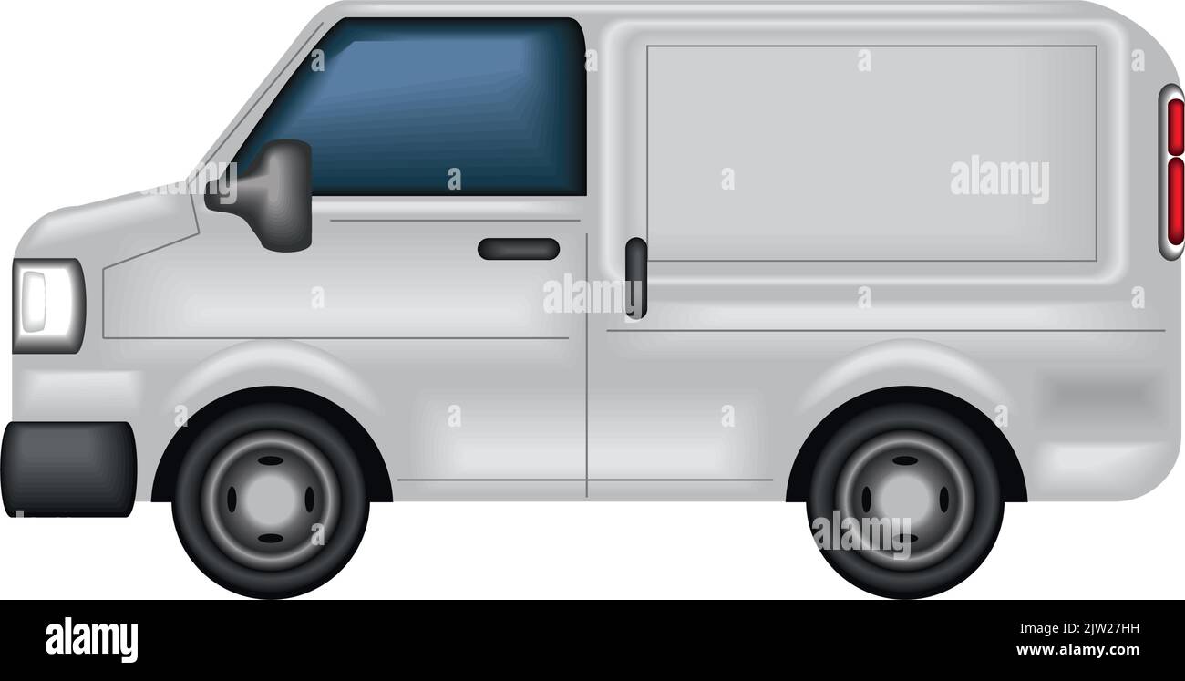 van car isolated mockup Stock Vector Image & Art - Alamy