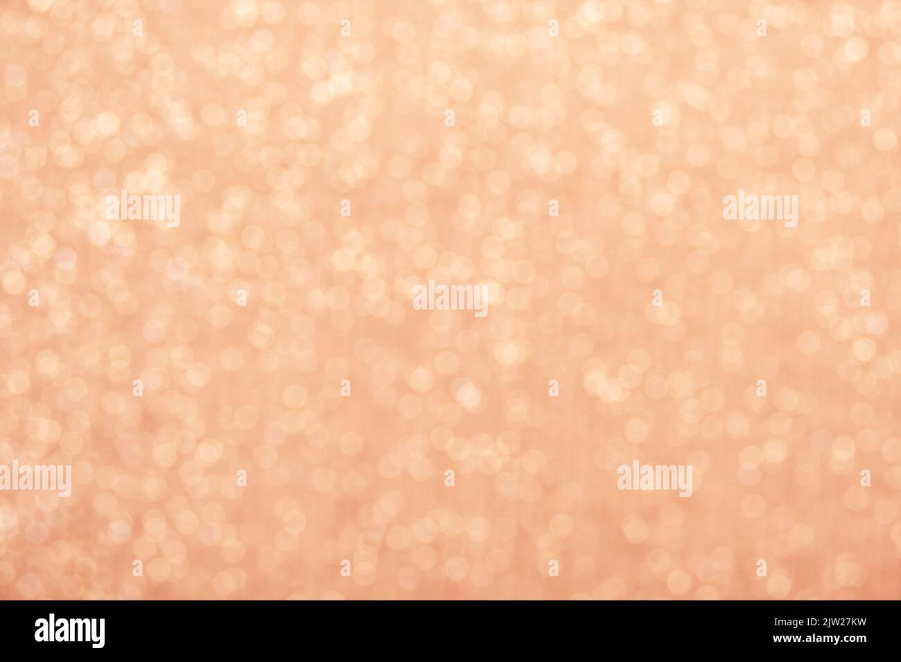 Gold light shiny bokeh abstract blur background with bright round ...