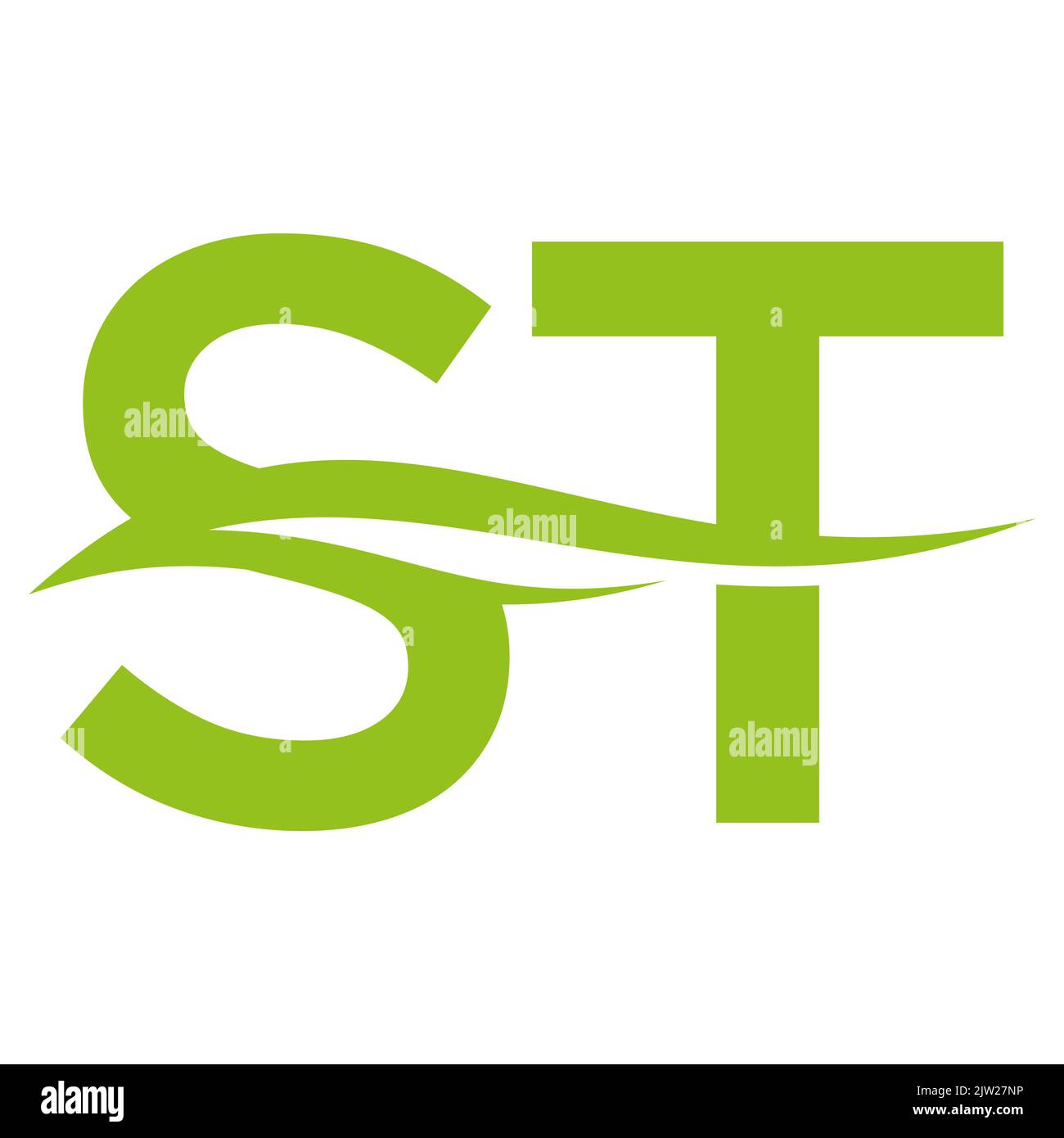 letter alphabet ST logo, Victor Stock Vector Image & Art - Alamy