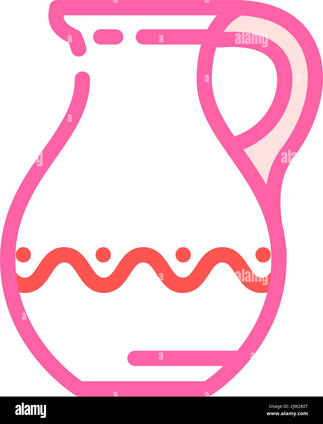 ceramic clay crockery color icon vector illustration Stock Vector Image ...