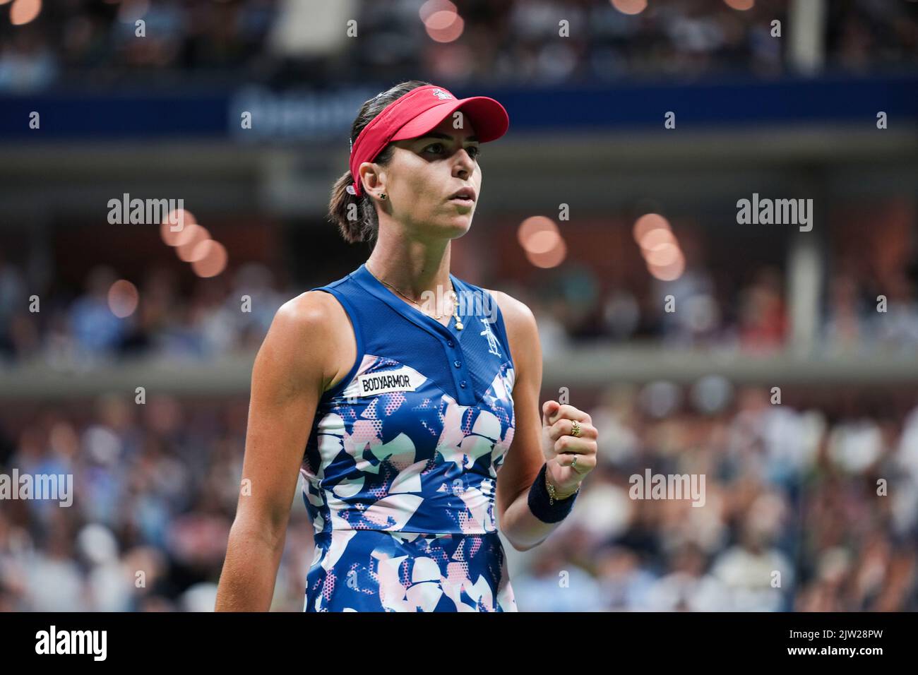 New York, USA. 2nd Sep, 2022. Ajla Tomljanovic of Australia celebrates ...