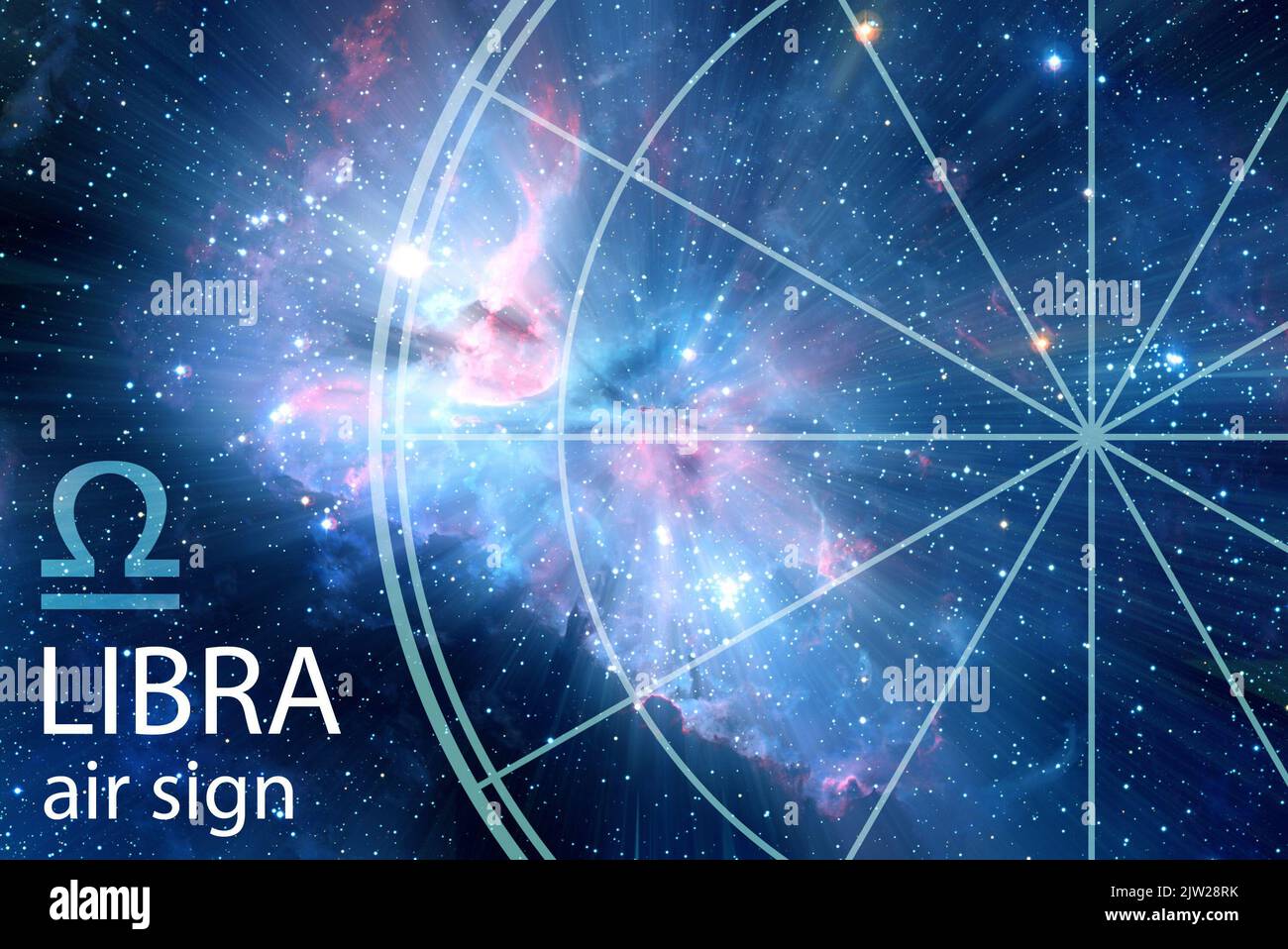 astrology symbol of the zodiac sign of Libra Stock Photo - Alamy