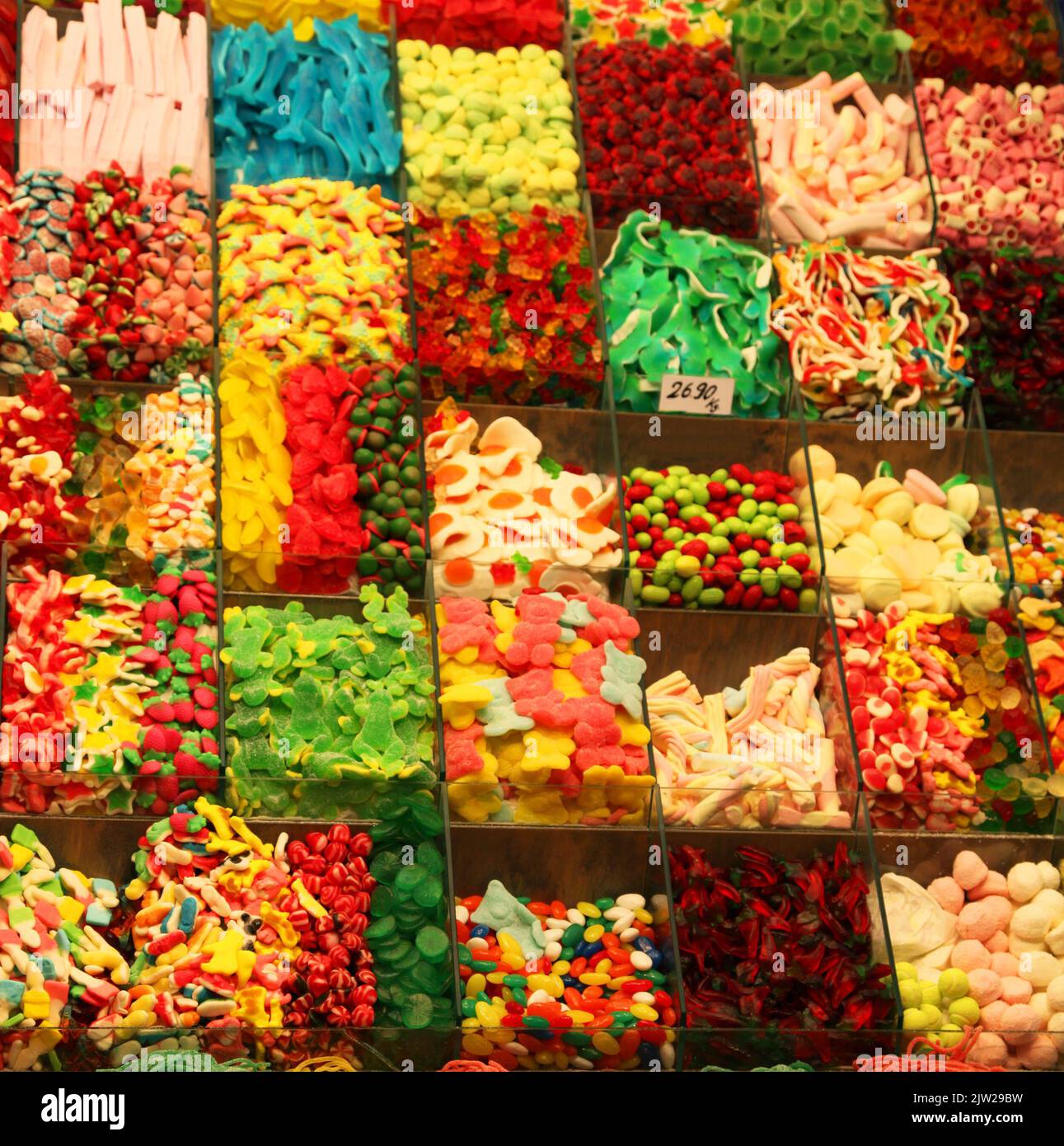 Coloured lollies on display hi-res stock photography and images - Alamy