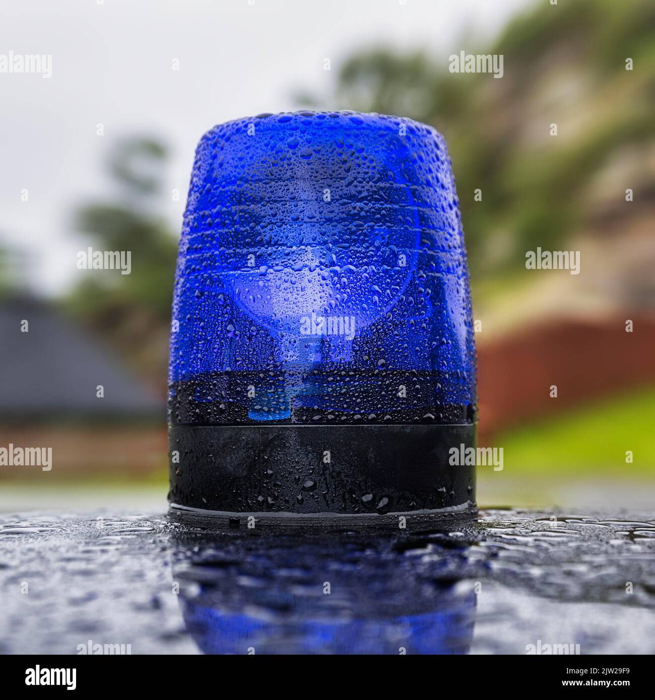 Police car roof hi-res stock photography and images - Alamy
