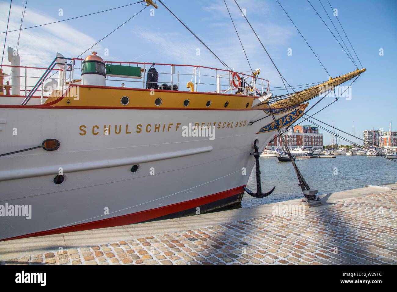 Training Ship Germany, Havenwelten, Bremerhaven Stock Photo - Alamy