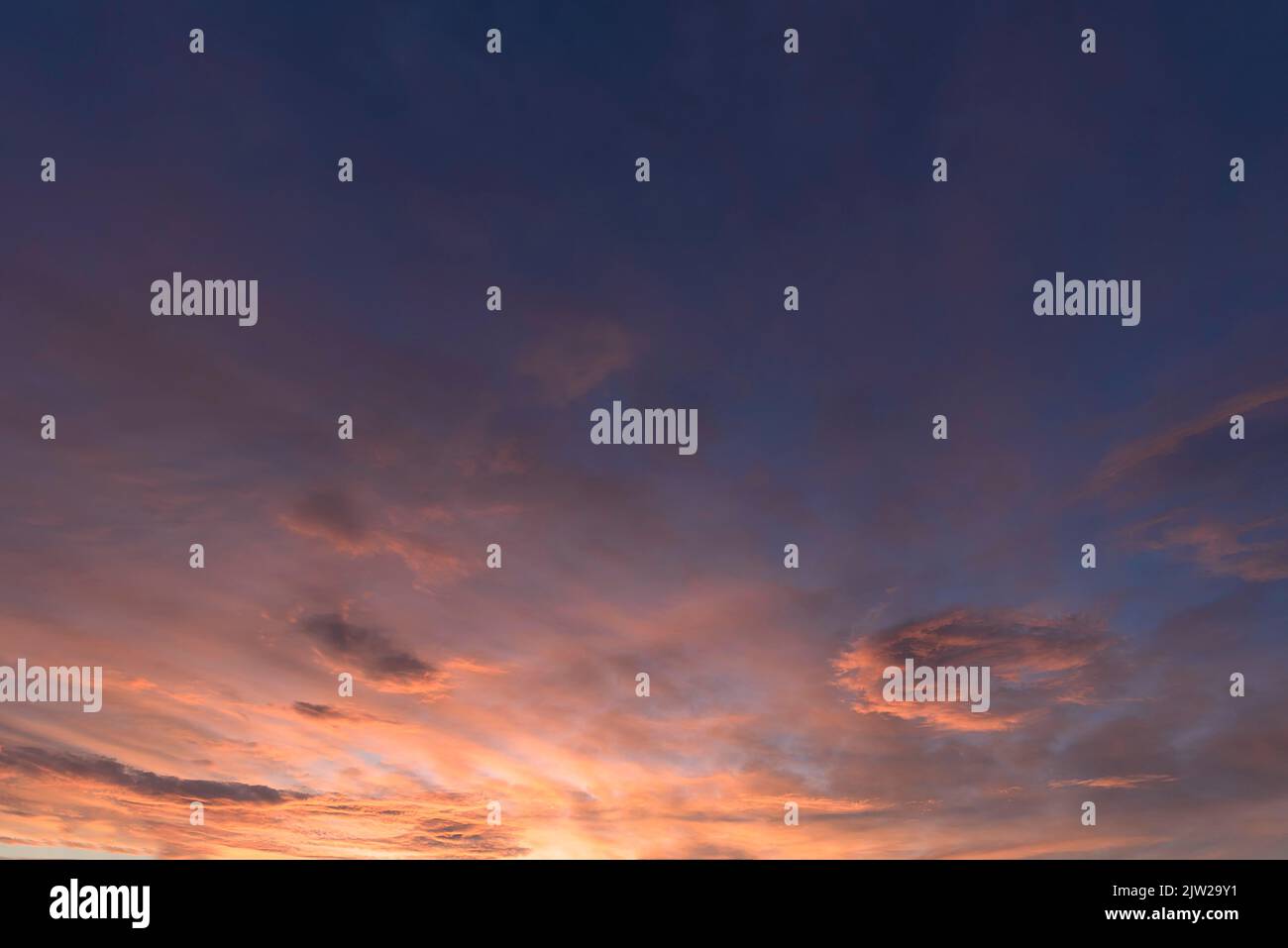 Evening sky, Bavaria, Germany Stock Photo - Alamy