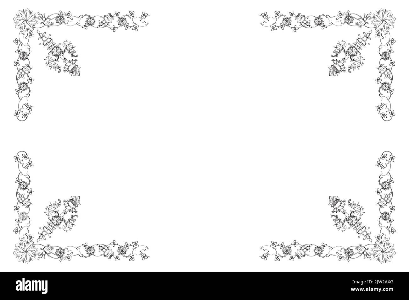 Floral wedding card, vector background with copy paste Stock Photo - Alamy