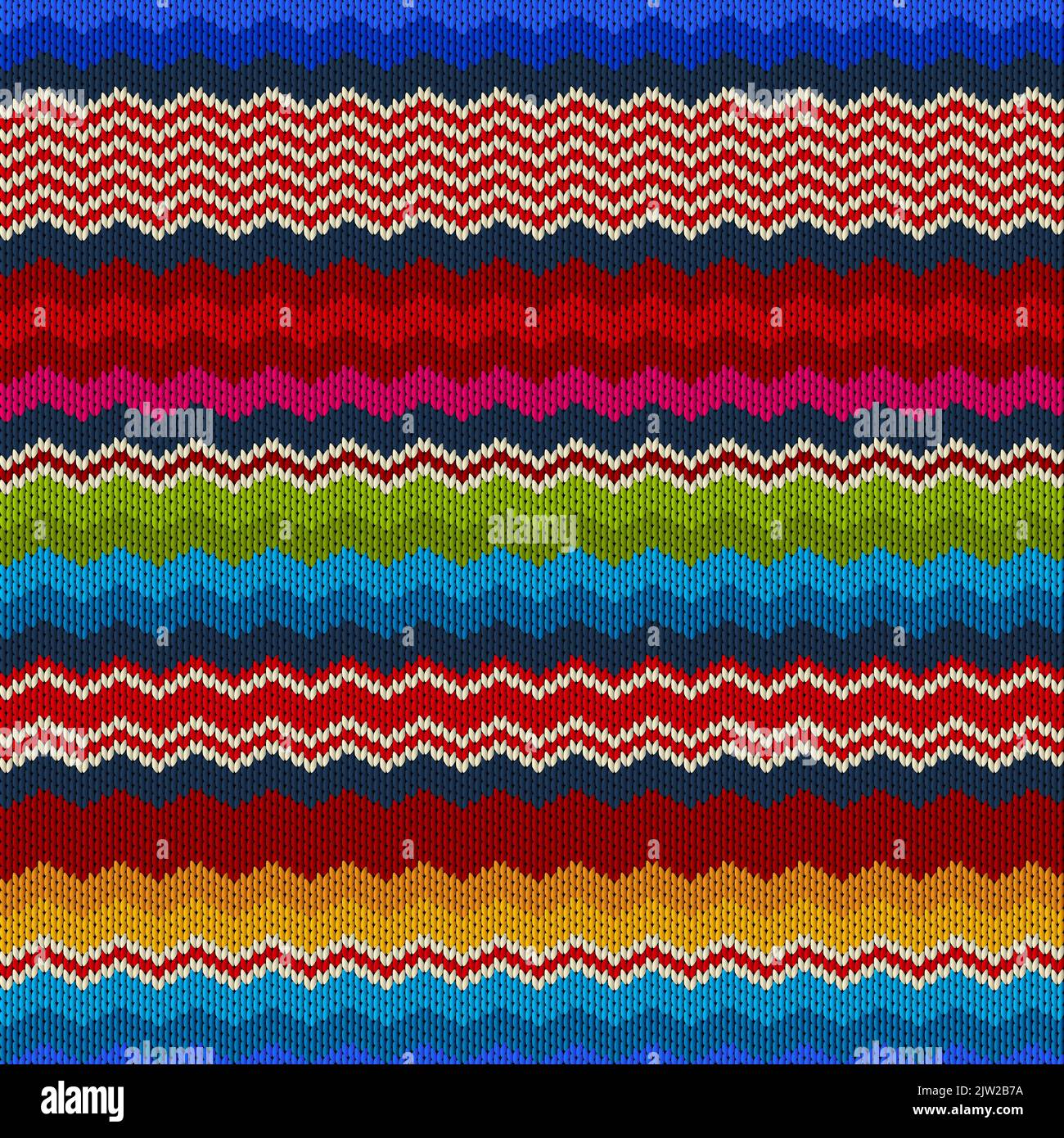 Knitted poncho texture for design, vector background Stock Photo - Alamy