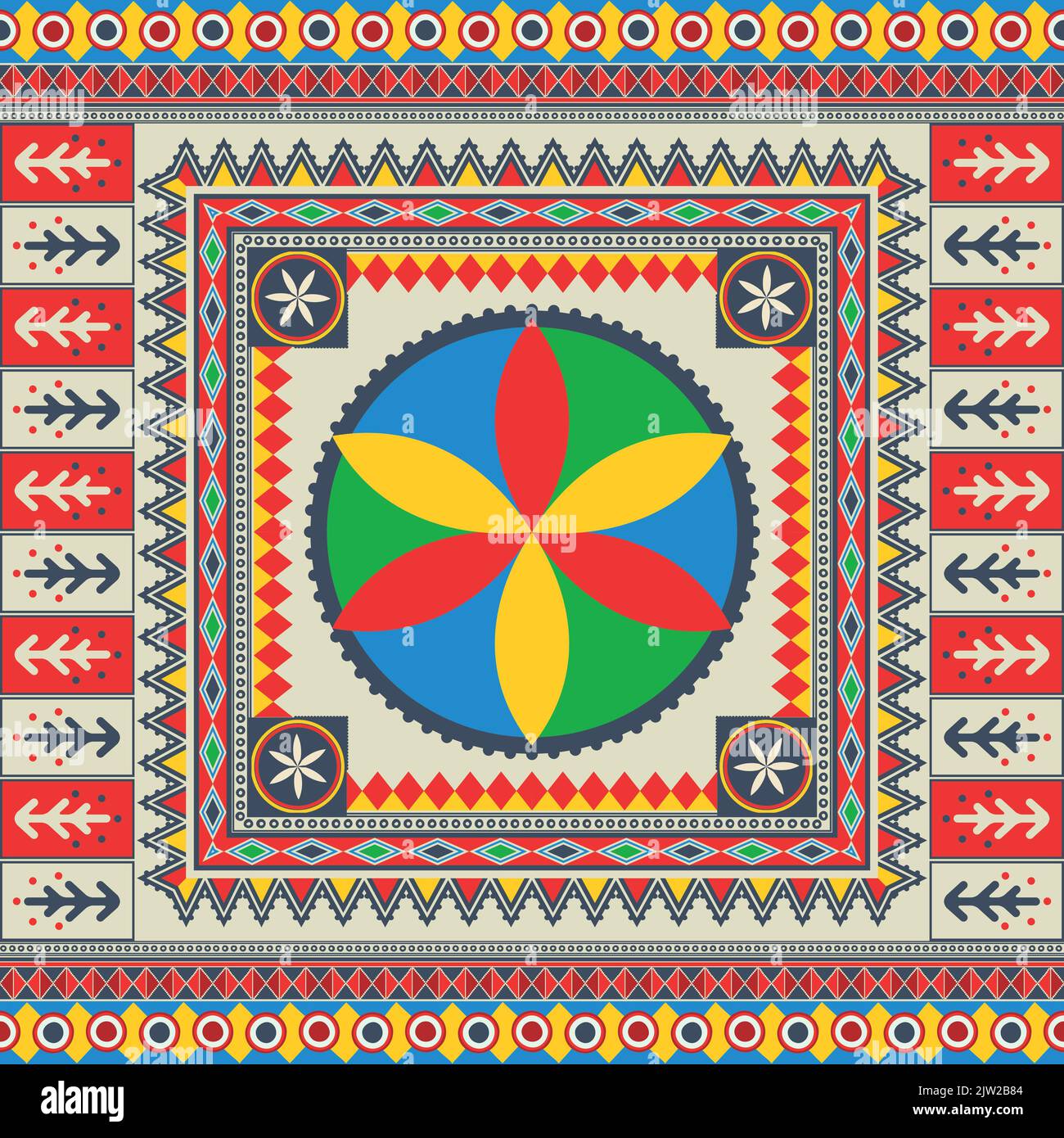 Najdi style vector seamless pattern Stock Photo - Alamy