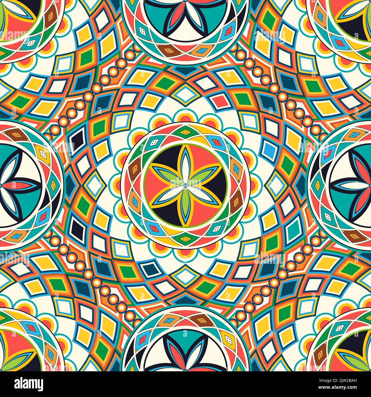 Najdi style vector seamless pattern Stock Photo - Alamy
