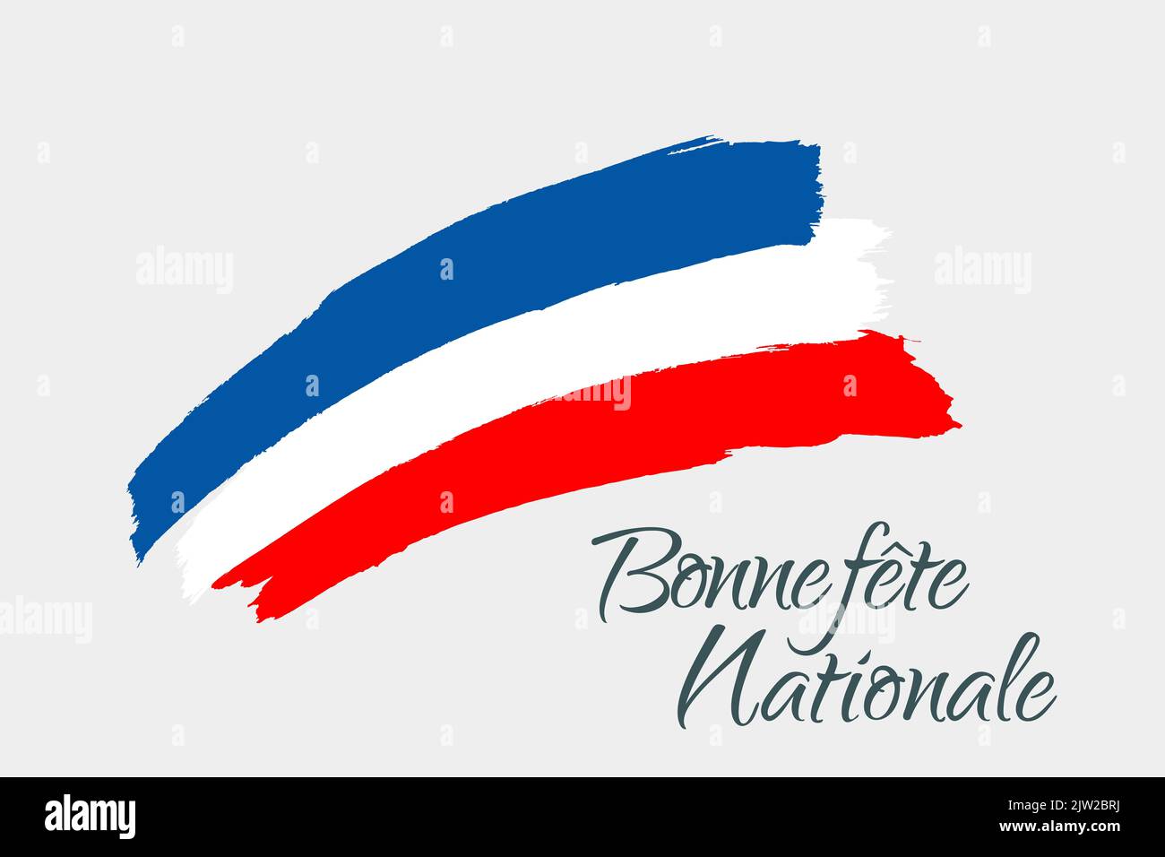 National France day vector template. Creative typography for greeting ...