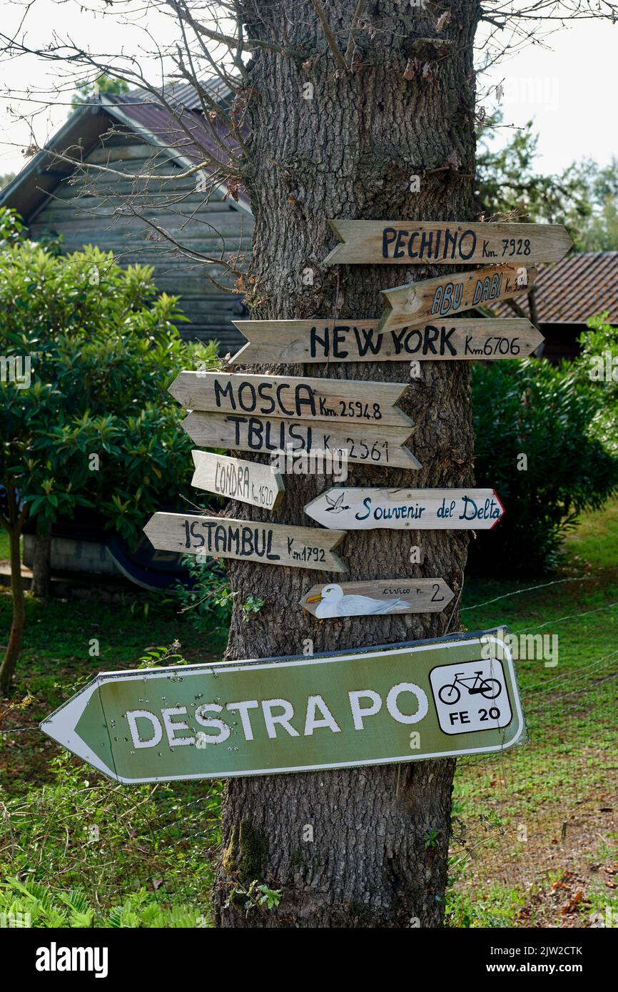 Goro (Fe), some typical signs Stock Photo - Alamy