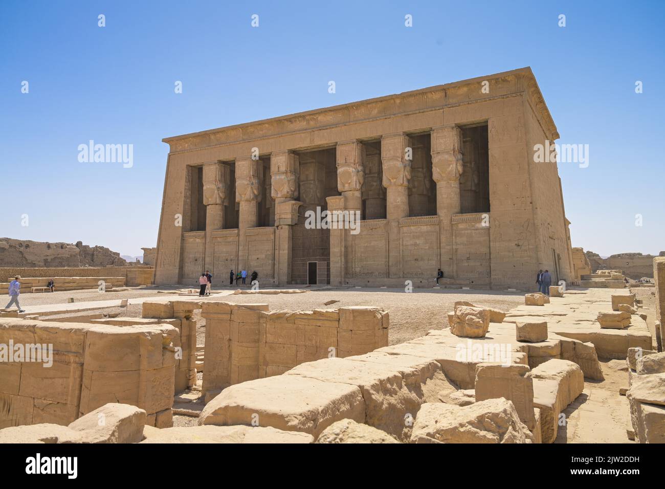 North side, Temple of Hathor, Dendera, Qina, Egypt Stock Photo - Alamy