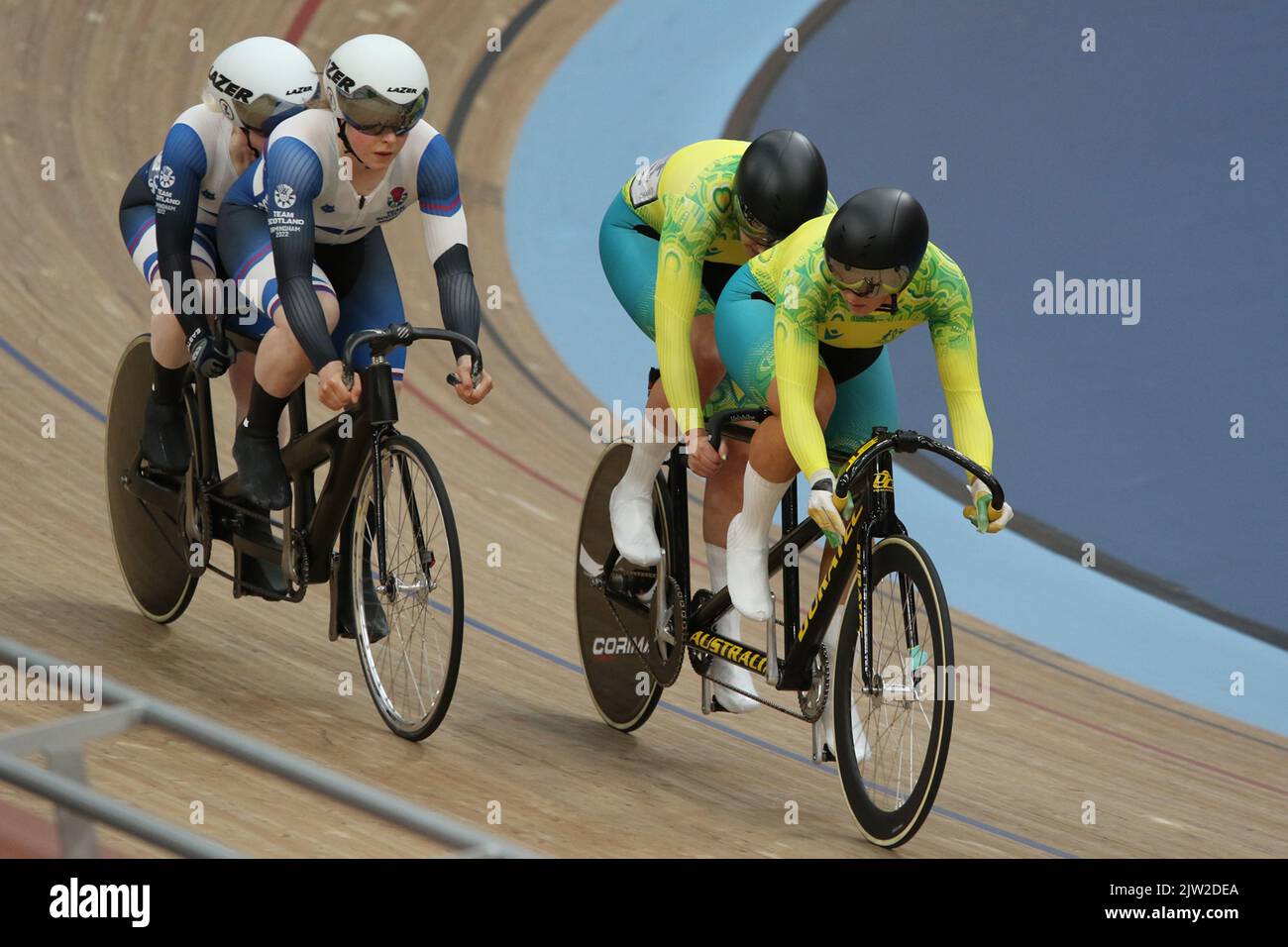 Aileen McGLYNN of Scotland (silver) along with her pilot Ellie Stone ...