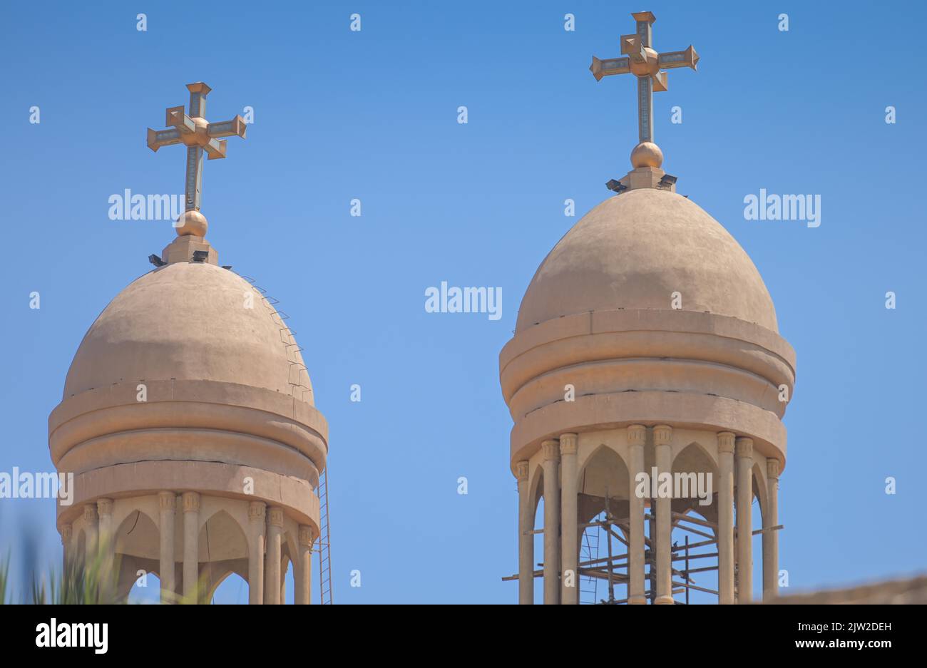 Coptic Cathedral Archangel Michael, Luxor, Egypt Stock Photo - Alamy