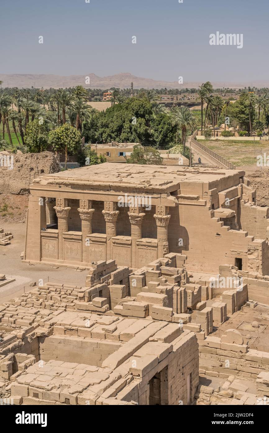 Birth Temple Mamisi of the Goddess Hathor, Temple of Hathor, Dendera ...