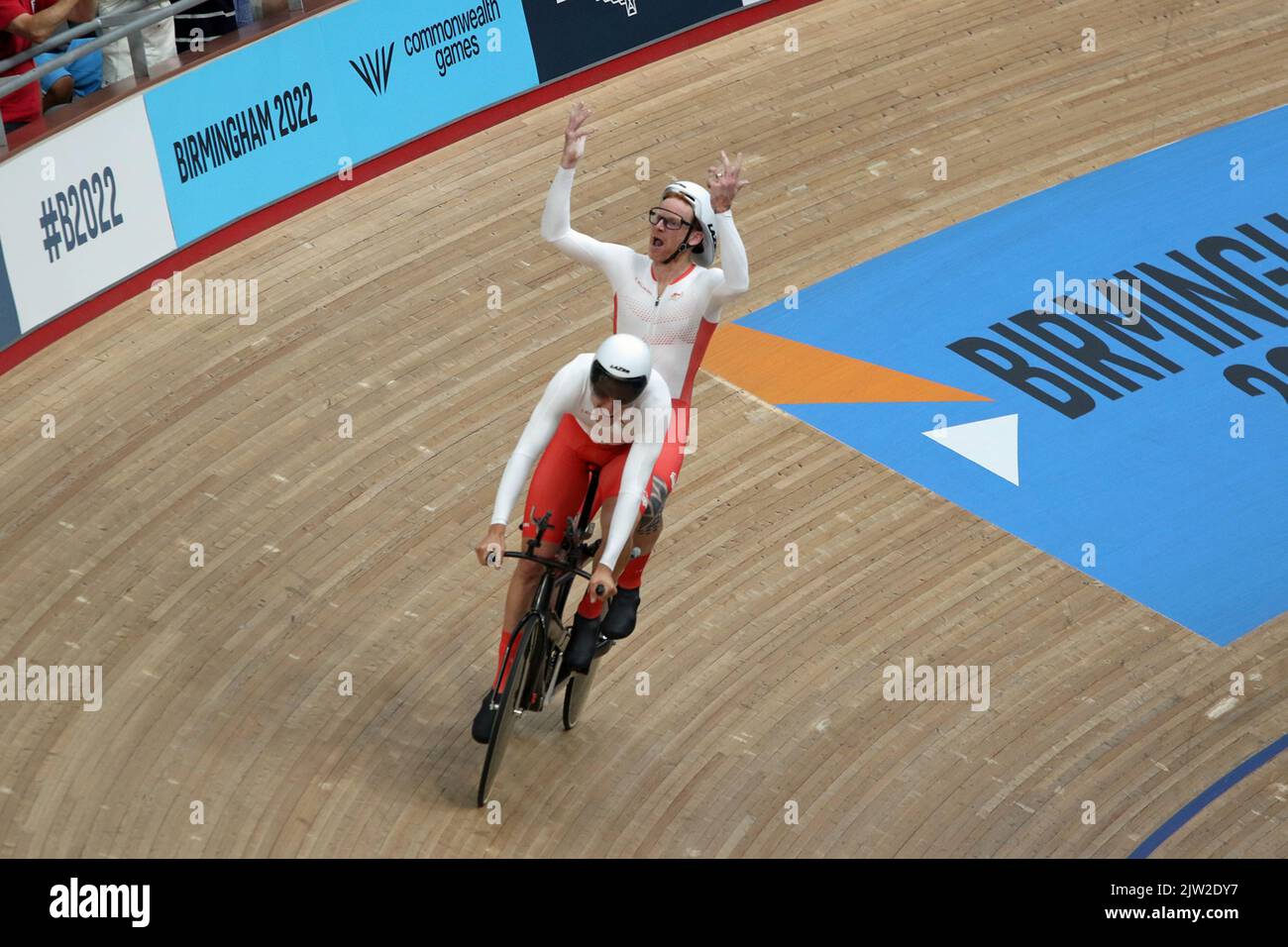 Stephen BATE of England along with his pilot Christopher Latham in the ...
