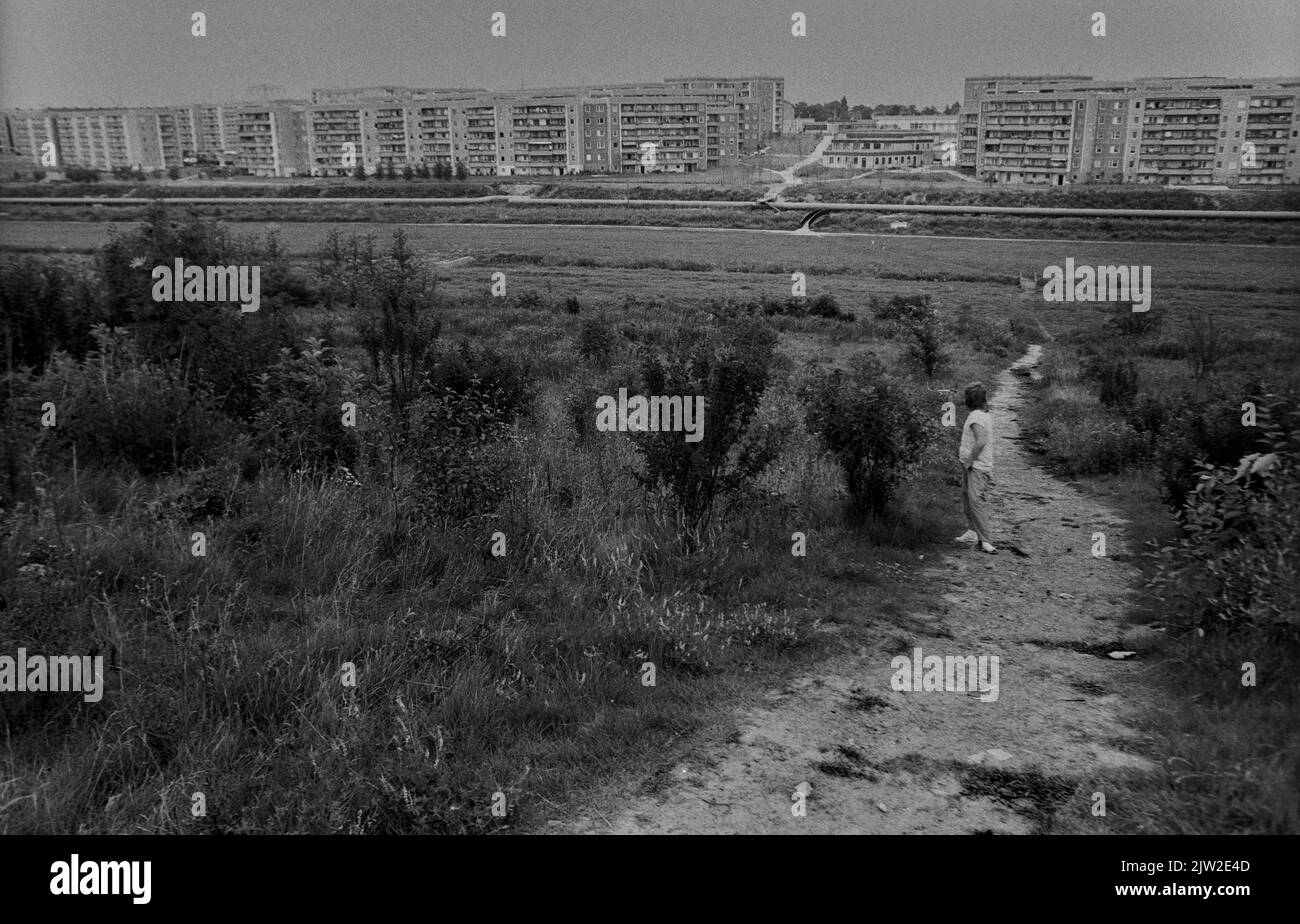 GDR, Berlin, 16. 6. 1988, on the Kienberg in Hellersdorf . . New ...