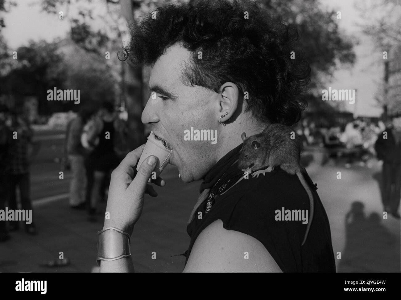 GDR, Berlin, 01. 05. 1990, 1. May 1990, May Day celebration on ...