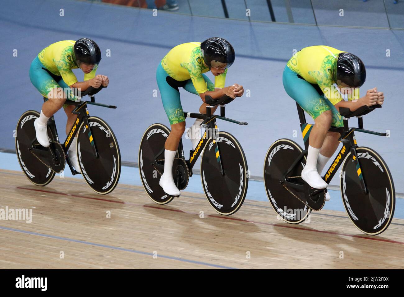 Joshua DUFFY, Graeme FRISLIE, Conor LEAHY, Lucas PLAPP of Australia in ...