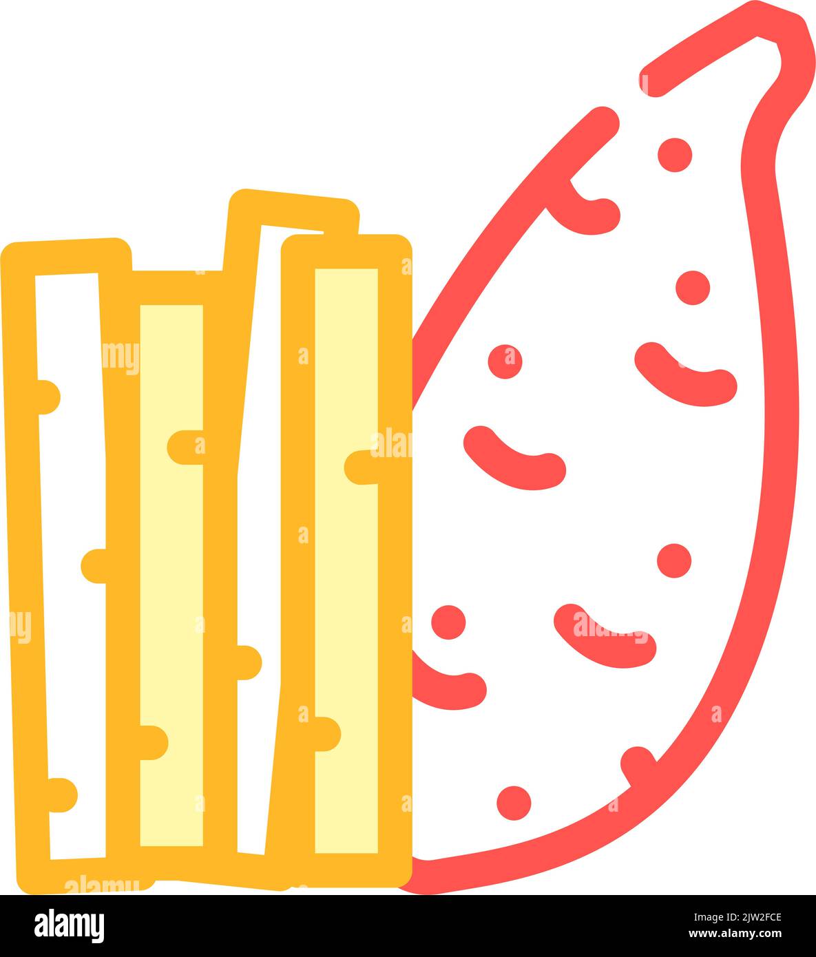 red potato color icon vector illustration Stock Vector Image & Art - Alamy