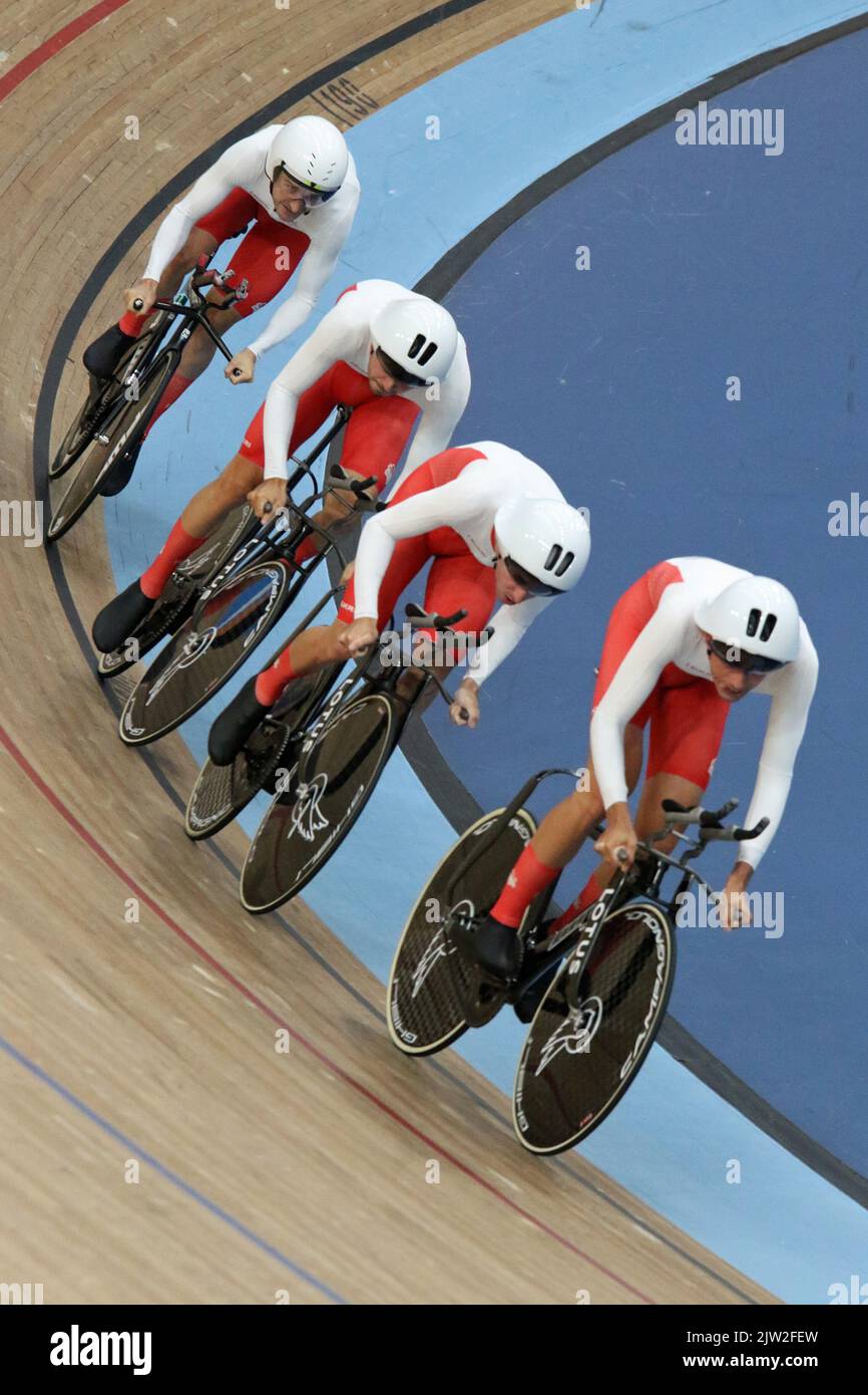 Dan BIGHAM, Charlie TANFIELD, Ethan VERNON, Oliver (Oli) WOOD of ...