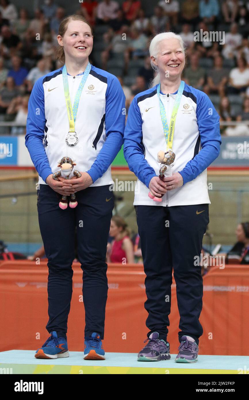 Aileen McGLYNN of Scotland along with her pilot Ellie Stone winning ...