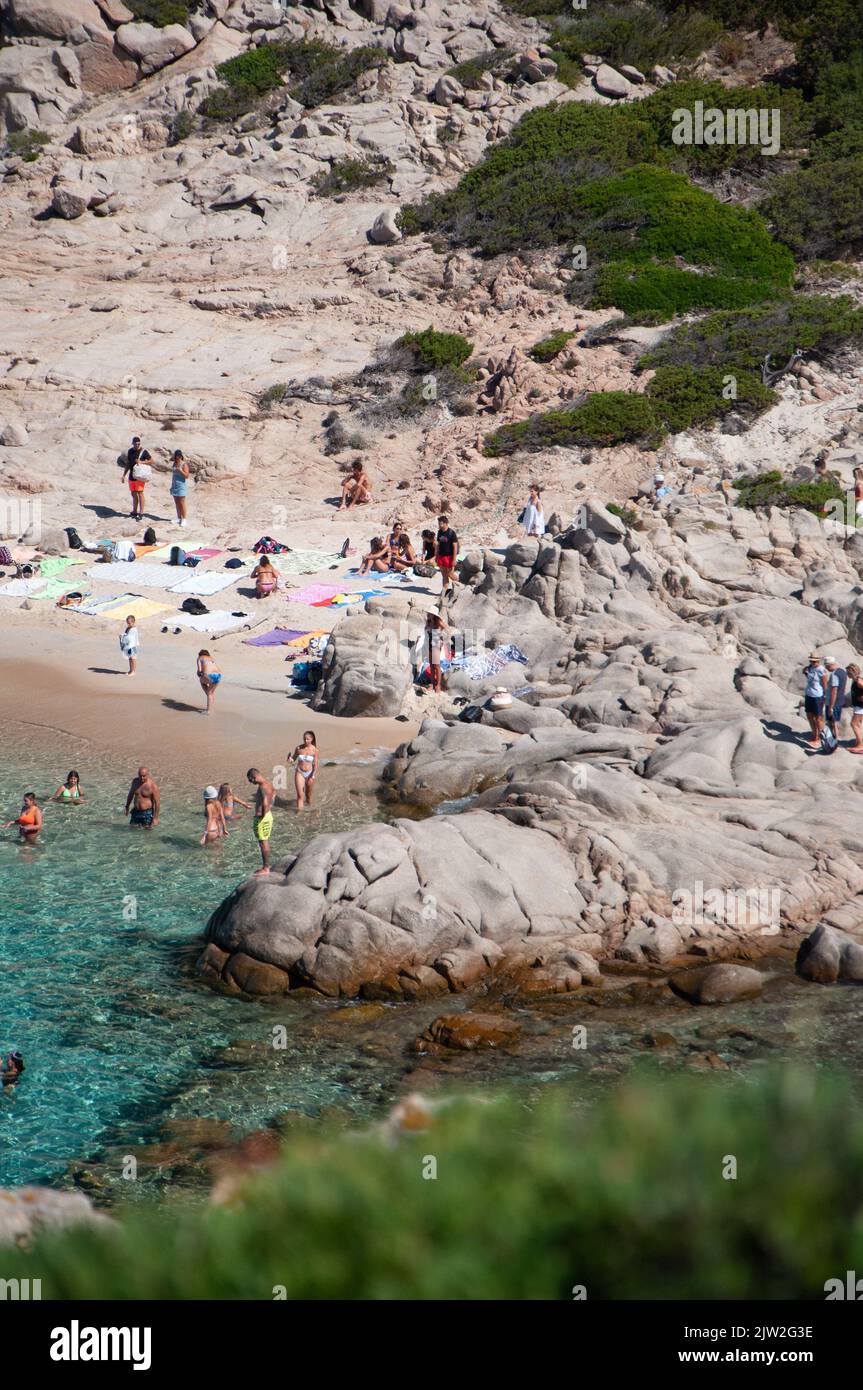 Aerial view spargi island hi-res stock photography and images - Alamy