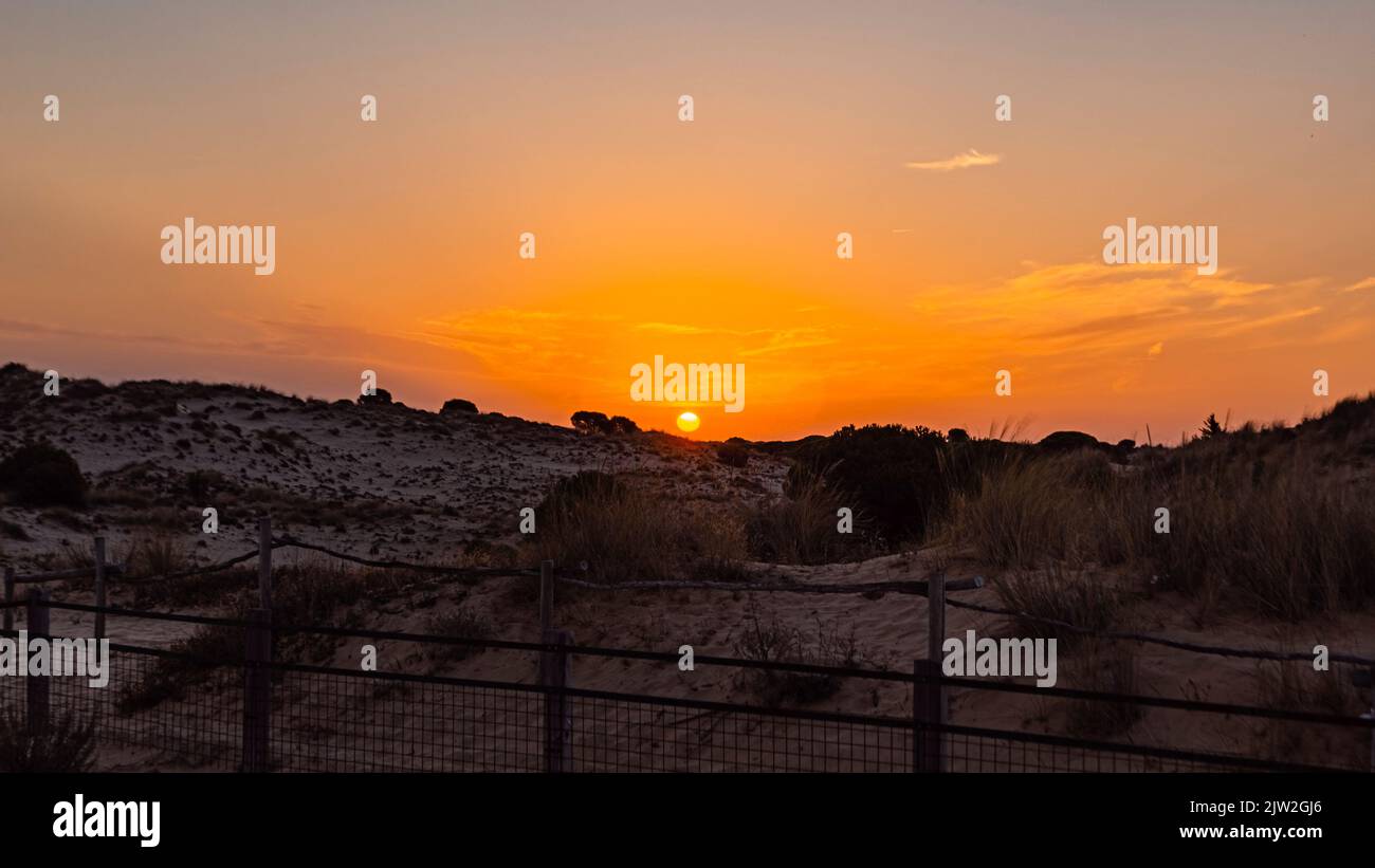 Donana National Park in Spain A UNESCO World Heritage Site Stock Photo ...