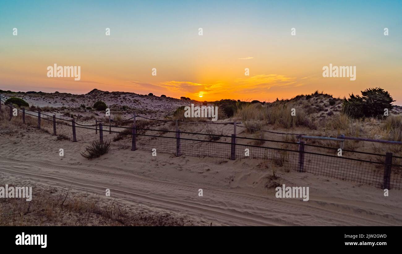 Donana National Park in Spain A UNESCO World Heritage Site Stock Photo ...