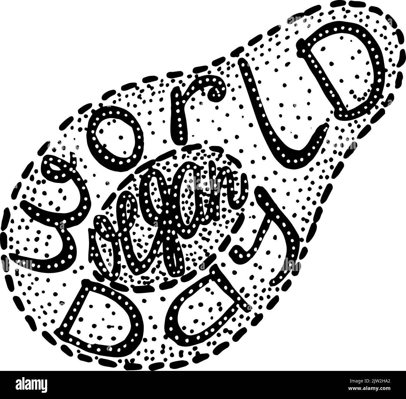 World Vegan Day. Food event concept. Lettering handmade with the name ...