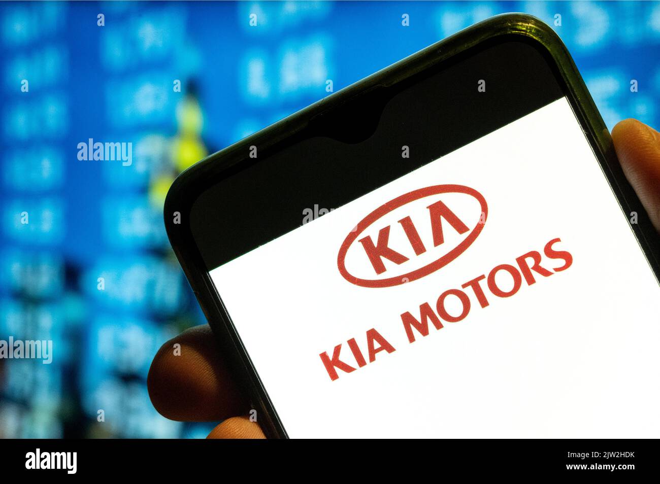 Kia logo 2022 hi-res stock photography and images - Alamy