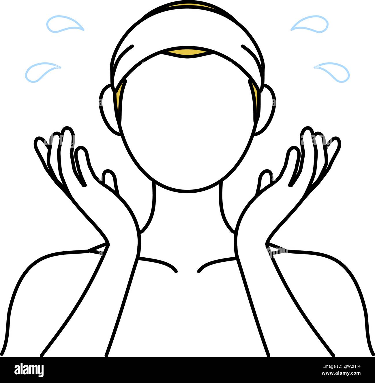 Mens Face Stock Vector Images Alamy