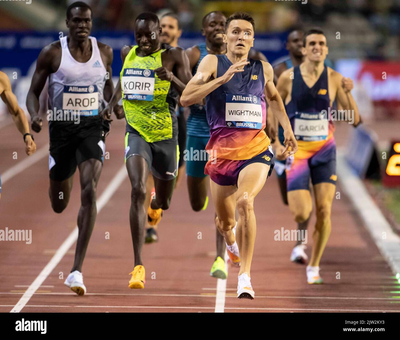 Brussels, Belgium. 02nd Sep, 2022. Jake Wightman of GB&NI wins men's ...