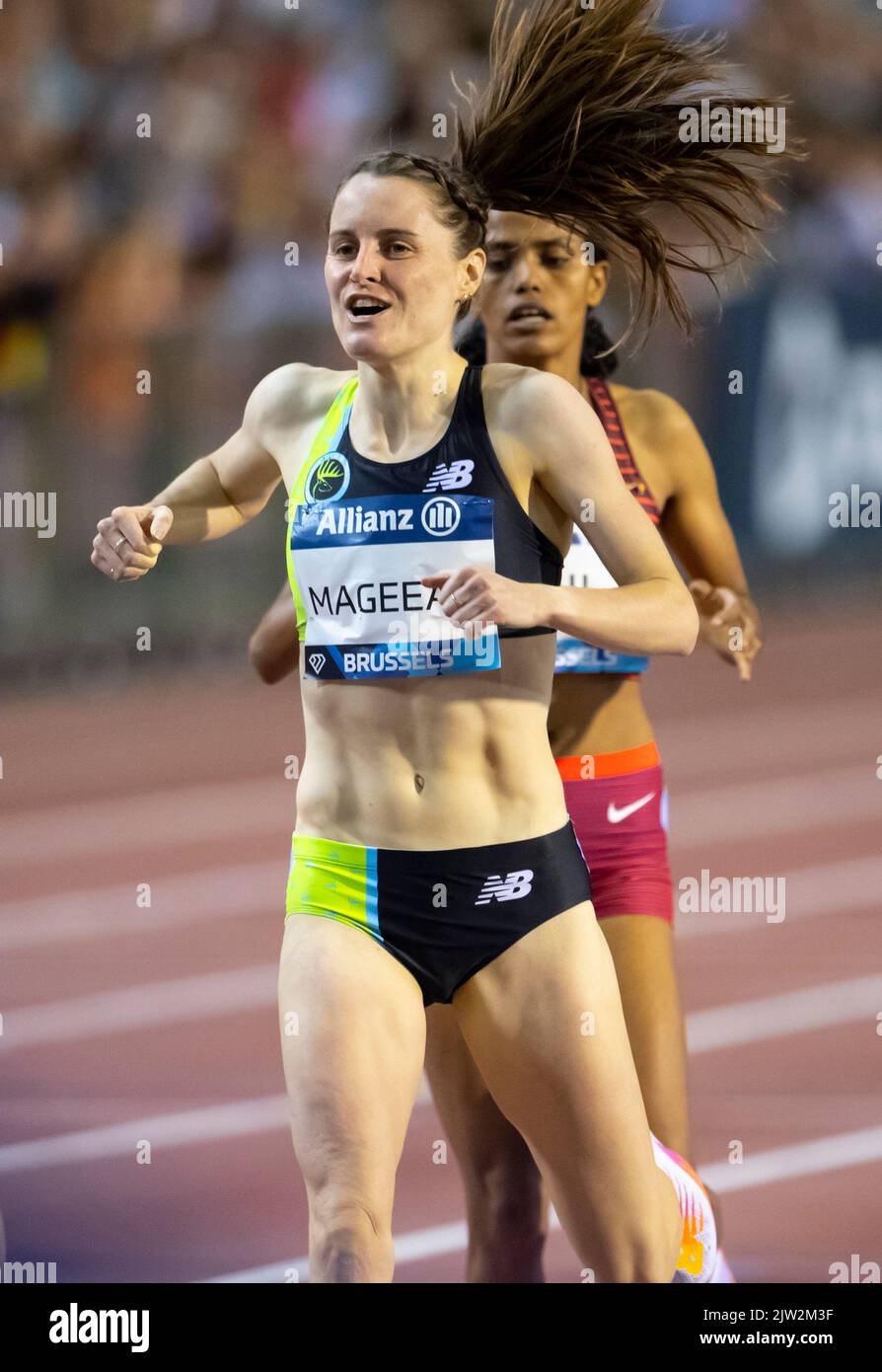 Brussels, Belgium. 02nd Sep, 2022. Ciara Mageean of Ireland wins Women ...