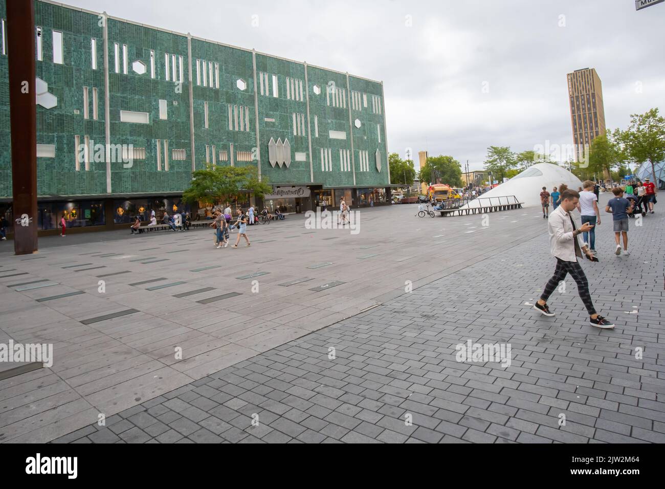Everyday scene from the centre of Eindhoven,Netherlands Stock Photo - Alamy