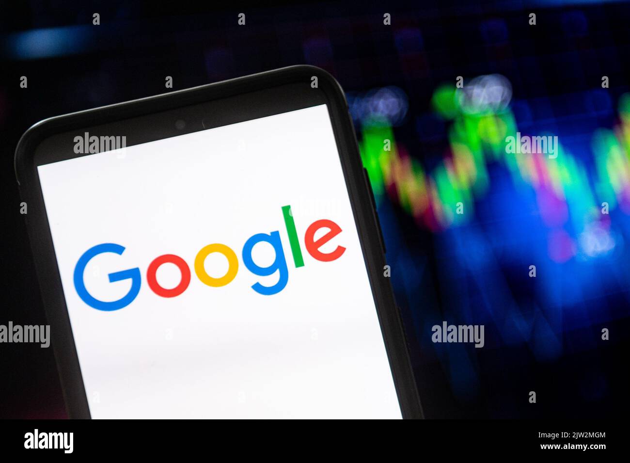 Poland. 02nd Sep, 2022. In this photo illustration a Google logo seen ...