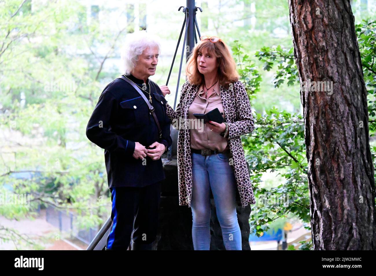 Peter Orloff mit Ehefrau Linda vor seinem Konzert 'Peter Orloff ...