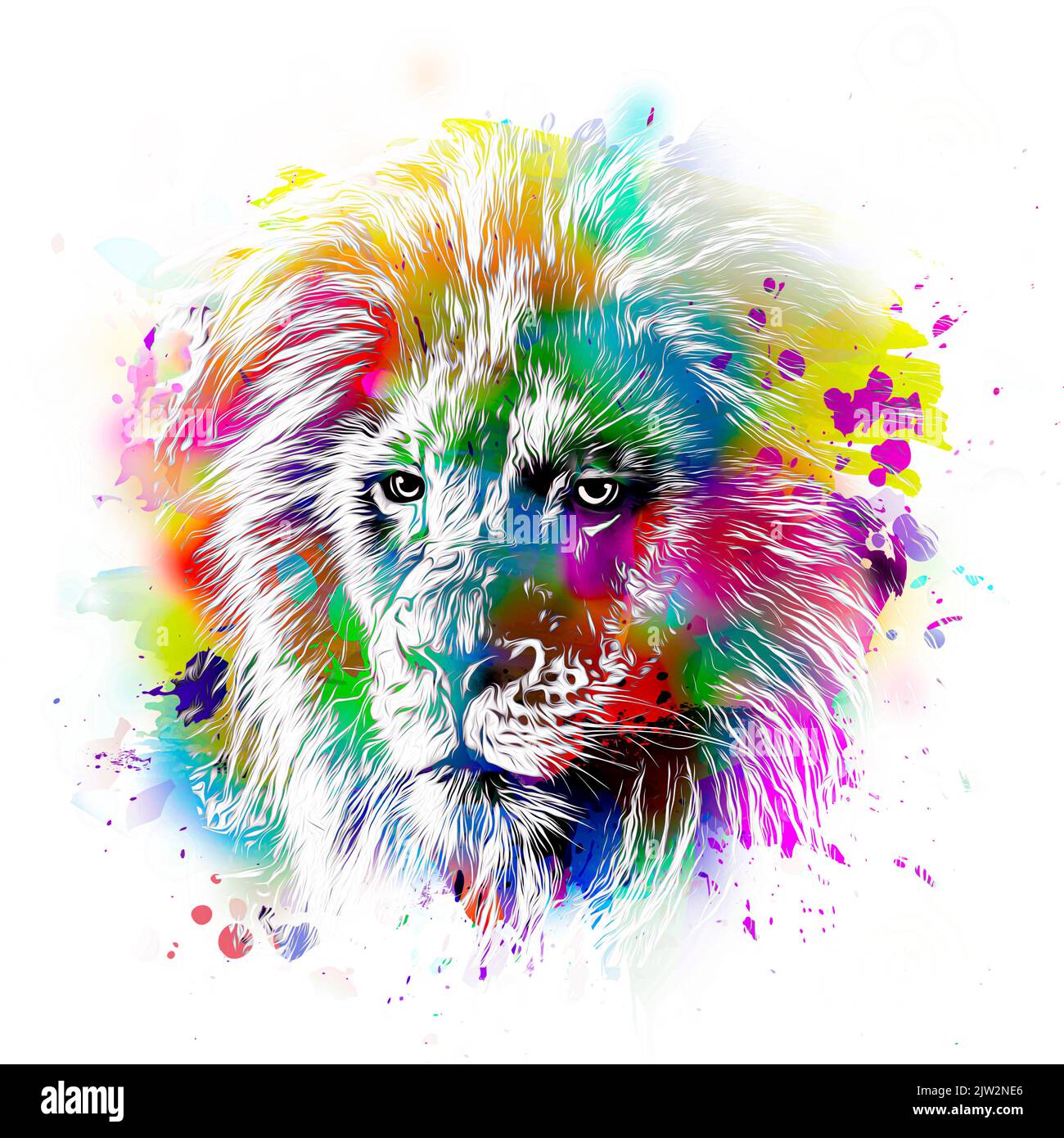 Graffiti animal drawing Cut Out Stock Images & Pictures - Alamy