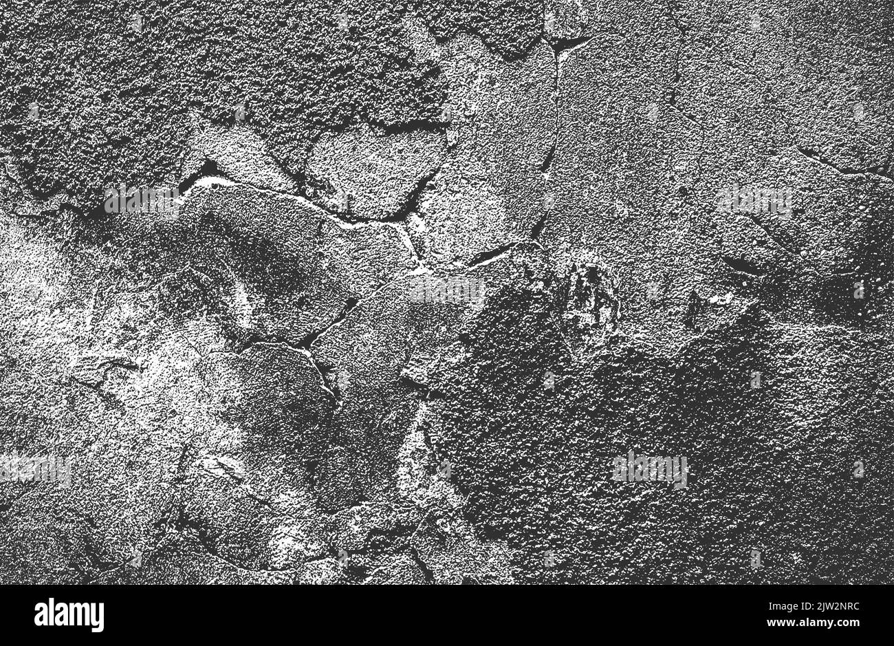 Distressed overlay texture of cracked concrete, stone or asphalt ...