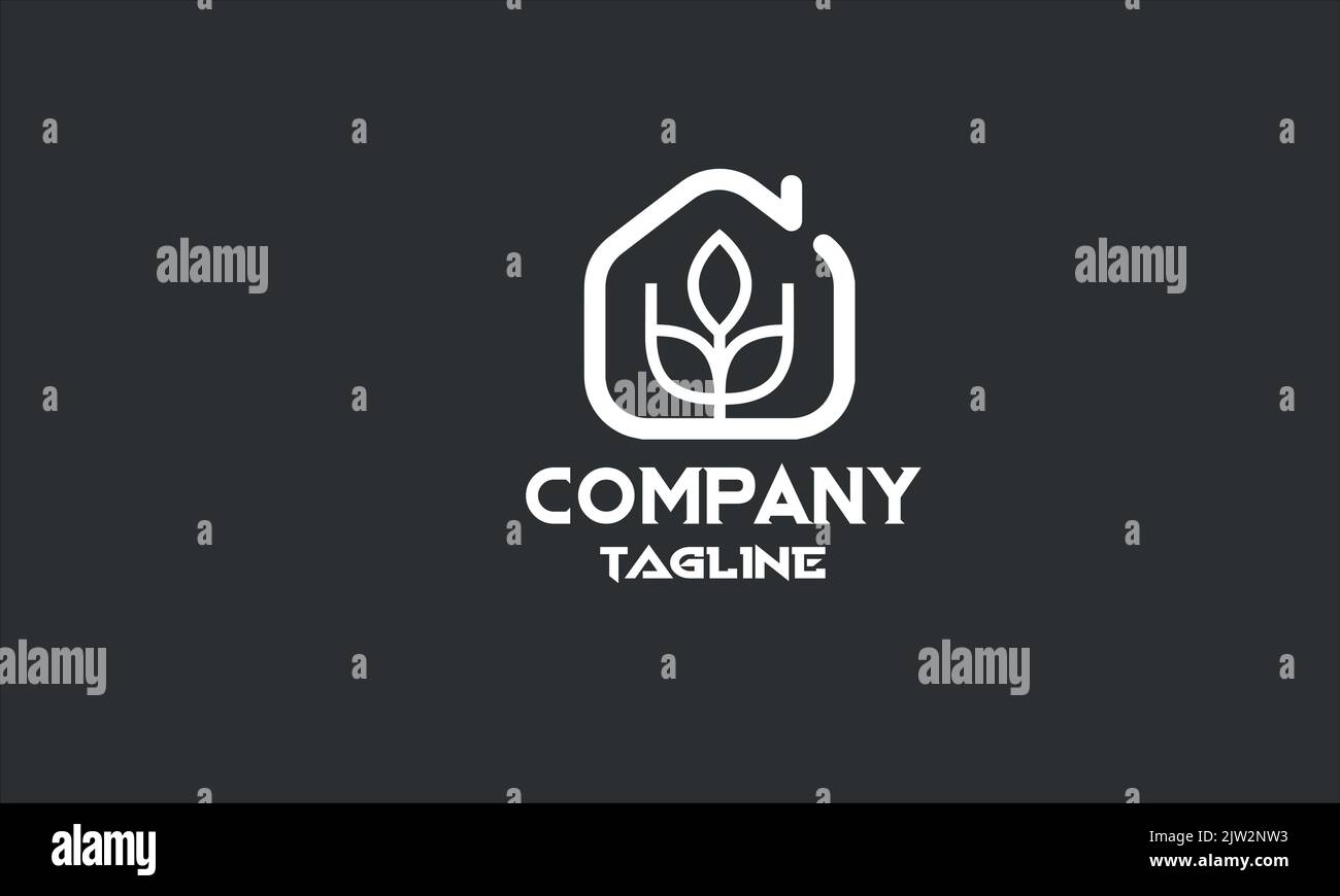 minimal agriculture farm logo template Stock Vector Image & Art - Alamy