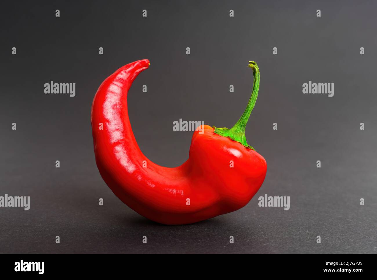 Curled red hot chile pepper hi-res stock photography and images - Alamy