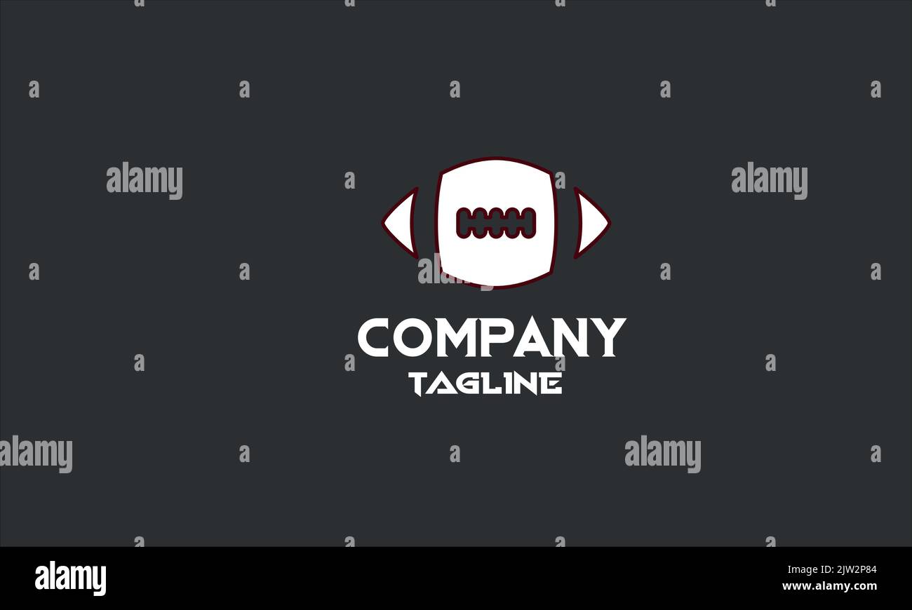 minimal american football logo template Stock Vector Image & Art - Alamy minimal american football logo template Stock Vector Image & Art - Alamy
