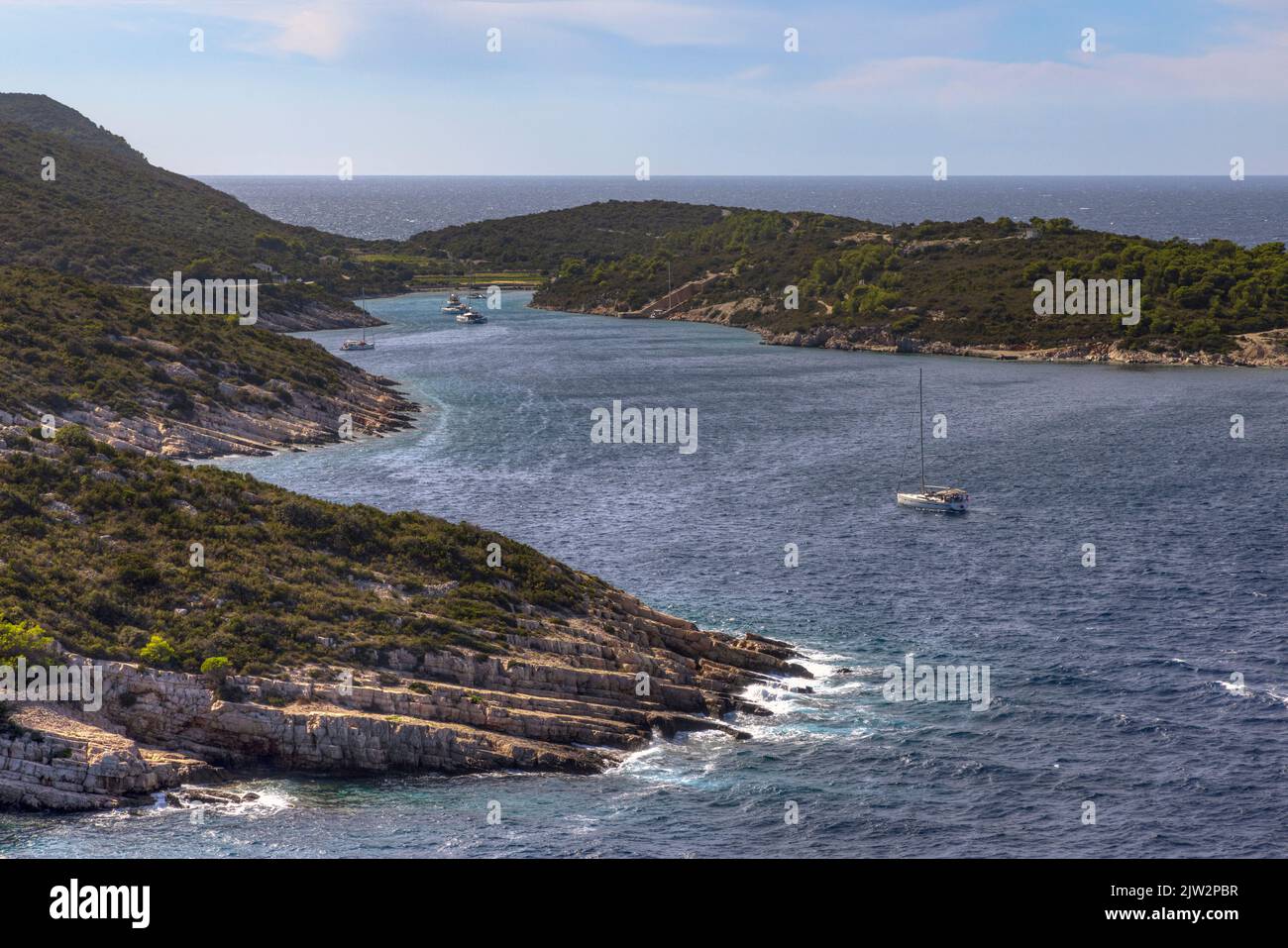 Fort George, Island of Vis, Dalmatia, Croatia Stock Photo - Alamy