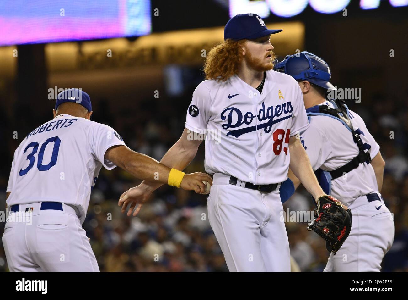 Los Angeles, USA. 02nd Sep, 2022. Los Angeles Dodgers starting pitcher ...