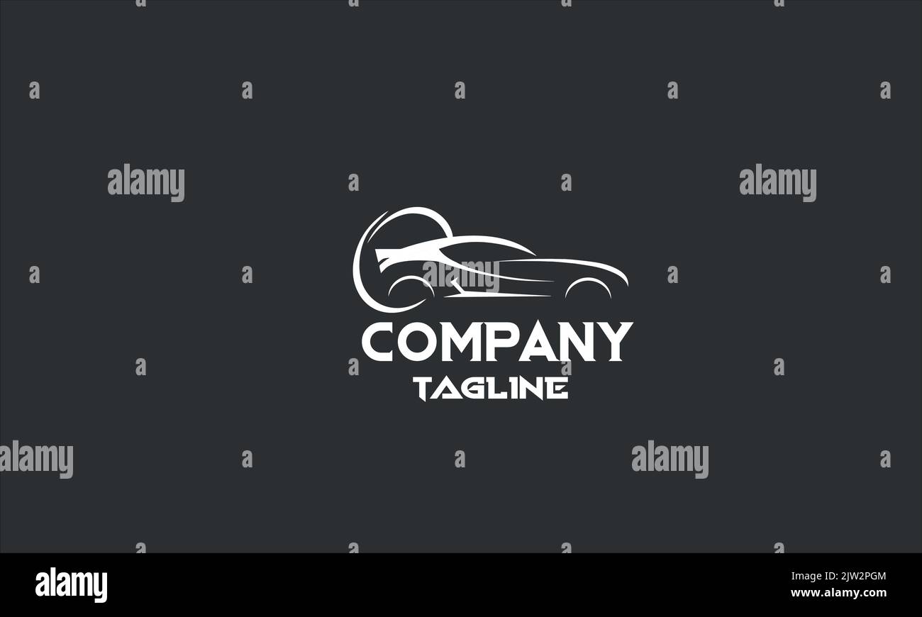 minimal car logo template Stock Vector Image & Art - Alamy