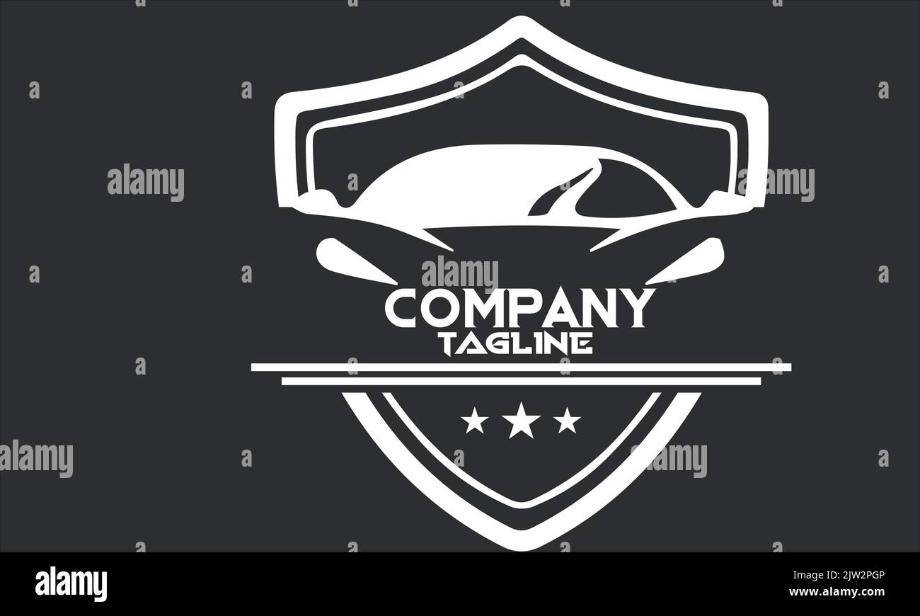 minimal car logo template Stock Vector Image & Art - Alamy