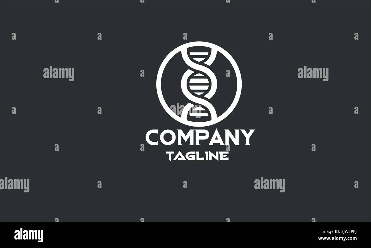 Medical background dna minimal Stock Vector Images - Alamy